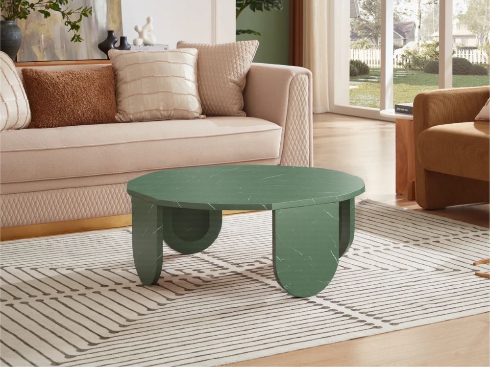 Buy Sienna coffee table dark green | Lifely
