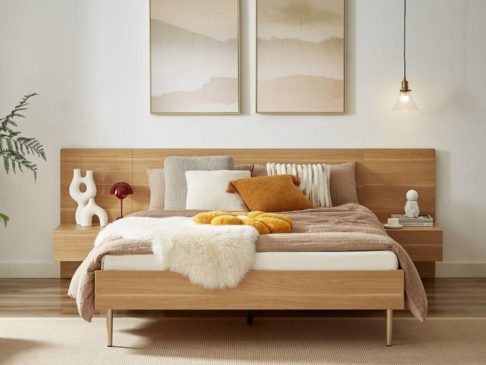 Eve Bed with 2 Bedside Tables Set – Lifely