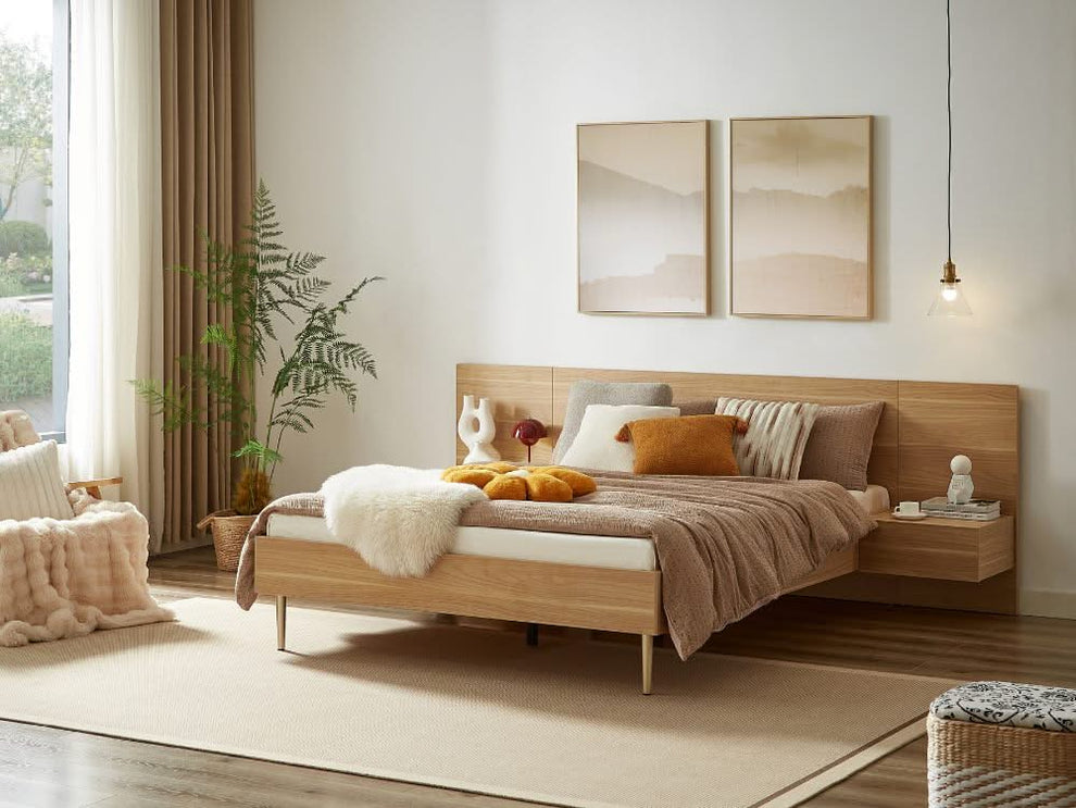 Eve Bed with 2 Bedside Tables Set – Lifely