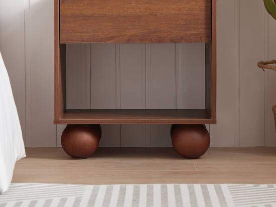 Explore Ballico Bedside Table - Walnut in style – Lifely brings stylish ...
